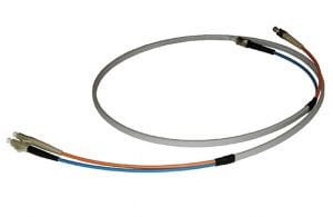 Ruggedised Flat Twin Fibre Patch Cables - Made in Britain