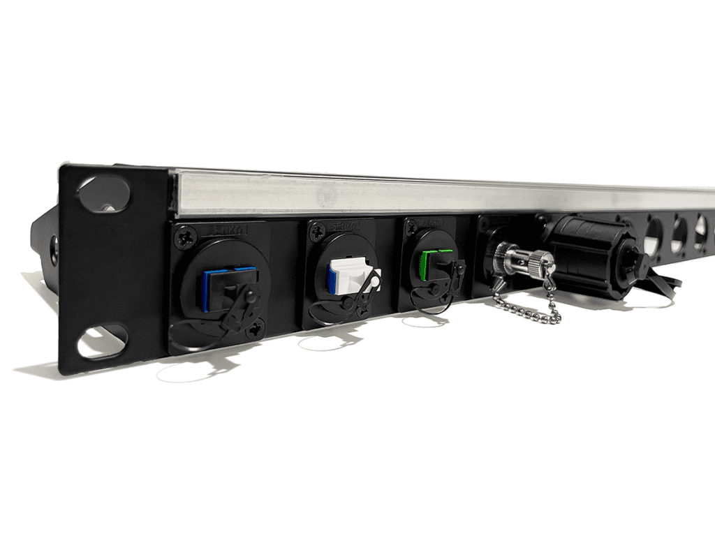 1U Rack Panel for 8/12 D Series Connectors - Universal Networks