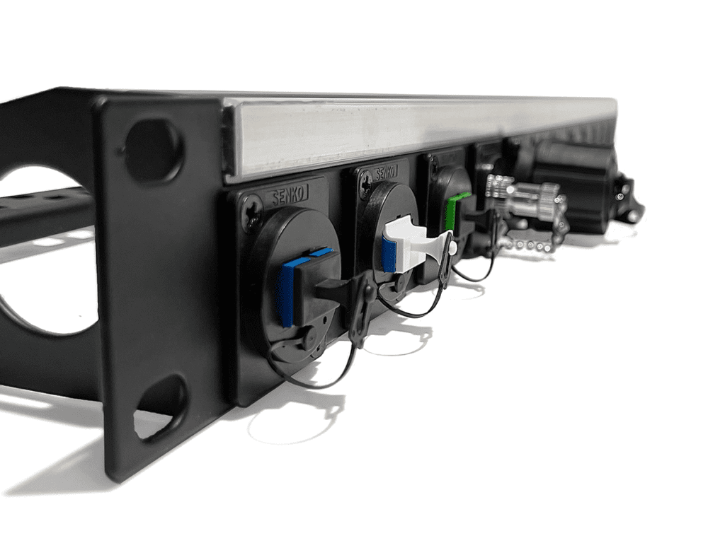 1U Rack Panel for 8/12 D Series Connectors - Universal Networks